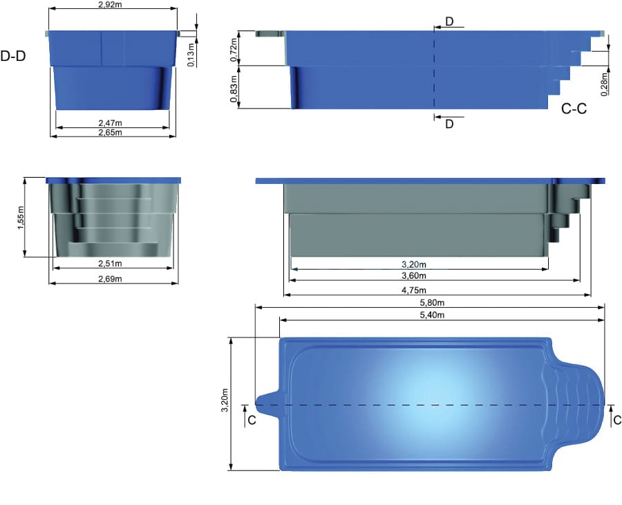 Colorado Swimming Pool in Various Sizes - My Pool Direct 🏊‍♀️