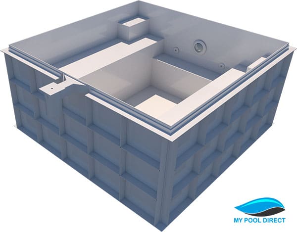 Mini Relaxation Pool with Seating 🩱