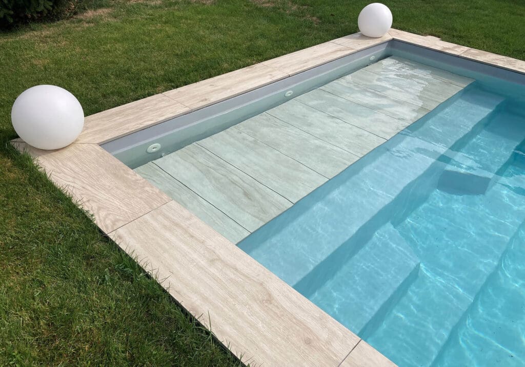 Akoya Flat Bottom Swimming Pool 7.5m-8.5m - My Pool Direct 👙